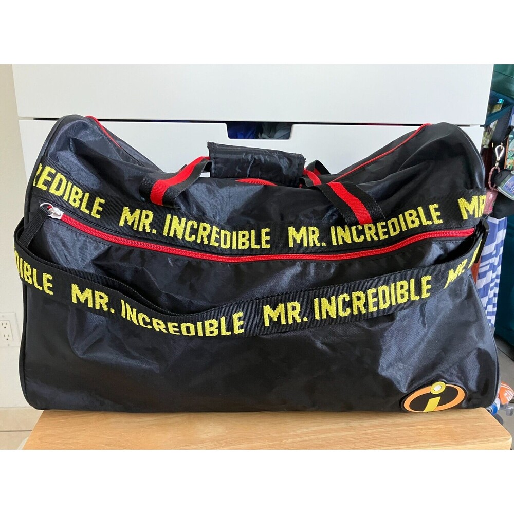 Disney Pixar Mr Incredible Black & Red Nylon Large Du… - Gem